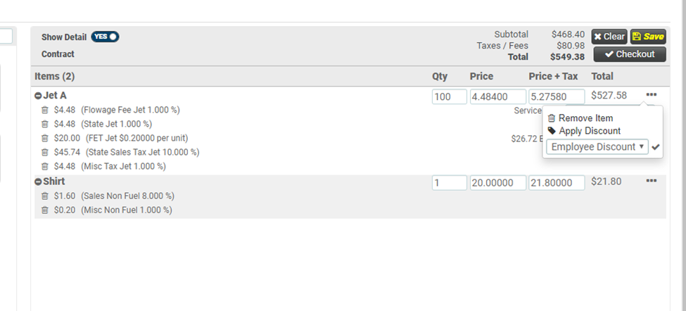 Setting Up Discounts – Titan Aviation Fuels