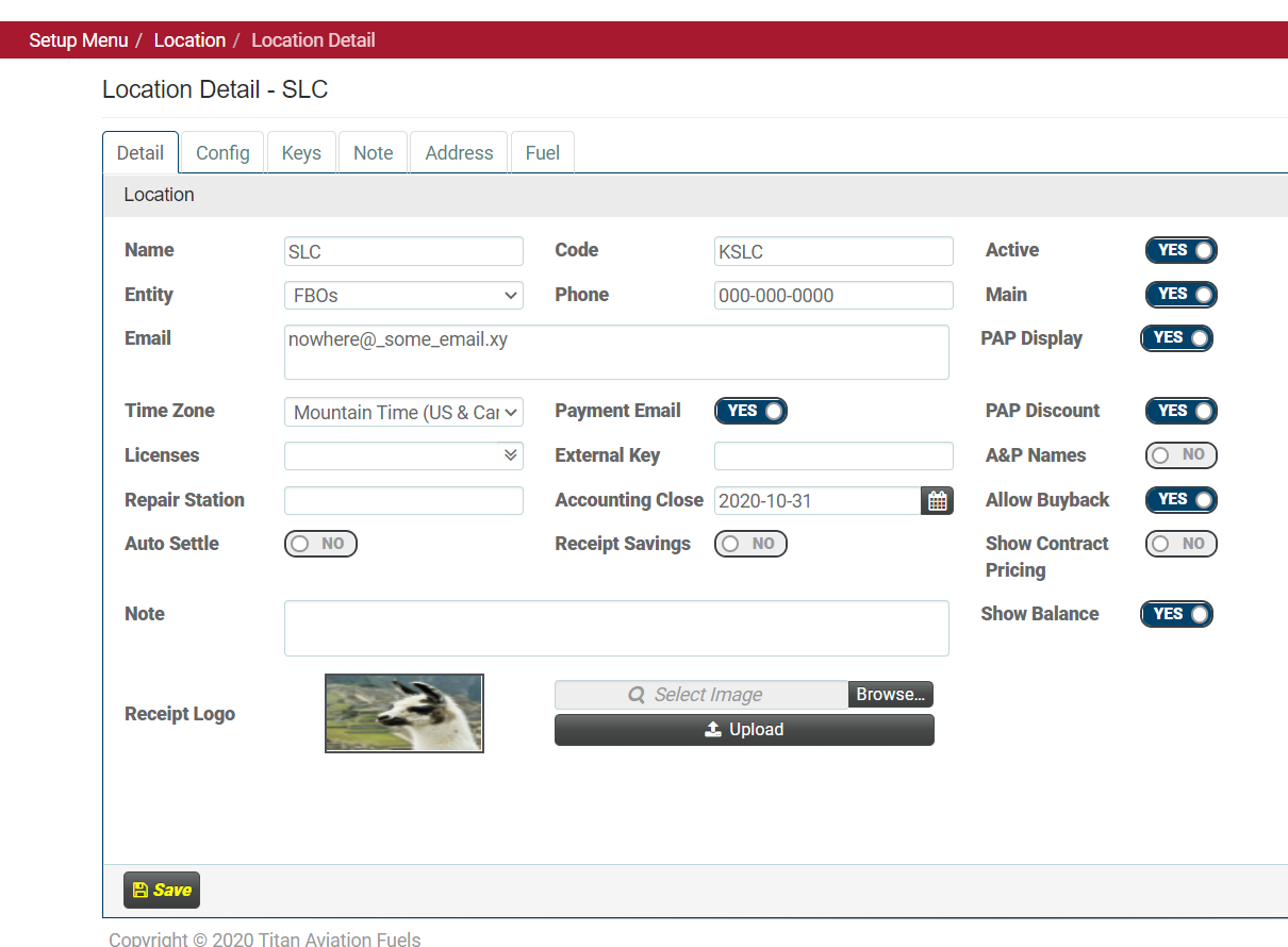 Location Guide – Titan Aviation Fuels